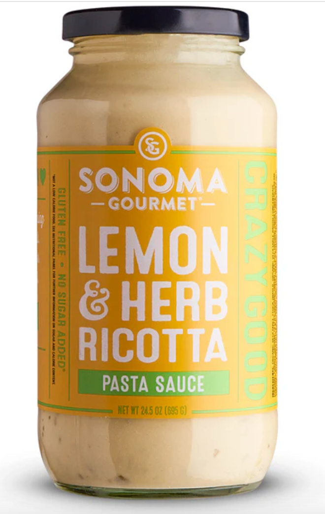 Sonoma Gourmet Lemon & Herb Ricotta Pasta Sauce – Tiny Grocer