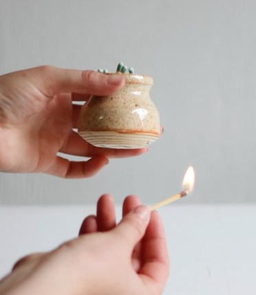 Mortar & Stone - Match Holder & Striker – Tiny Grocer